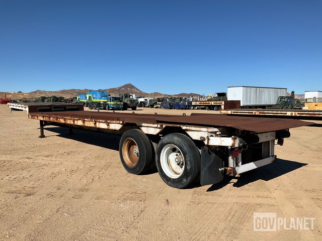 Surplus 1988 Miller P4402 Step Deck Trailer in Yermo, California ...