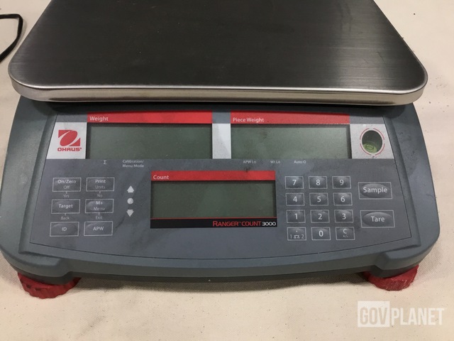 Surplus (7) Ohaus Ranger 3000 Compact Digital Counting Scales in ...