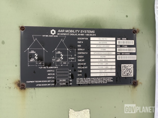 AAR Mobility Systems ISU 90 KC Storage Container in Butner, North ...