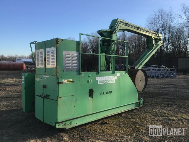 Surplus Pakawaste Rotokrush Static Compactor in Chambersburg ...