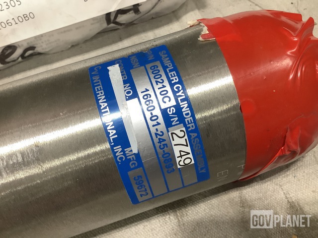 Surplus (2) CV International 600210C Sampler Cryogenic Cylinder ...