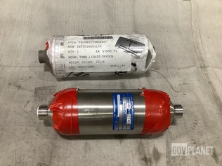 Surplus (2) CV International 600210C Sampler Cryogenic Cylinder ...