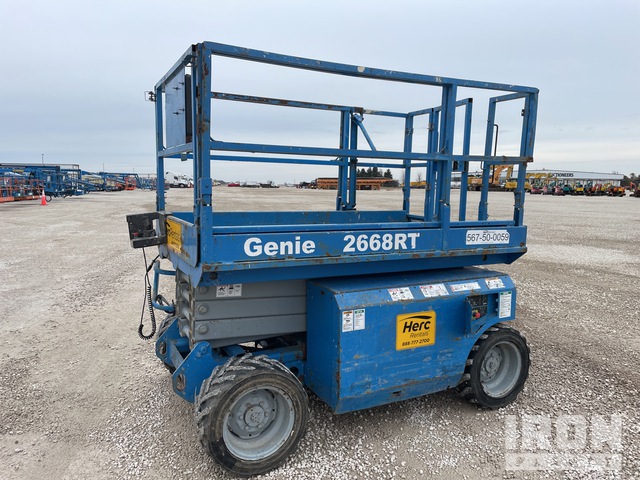 2007 Genie GS-2668RT Dual Fuel 4x4 Scissor Lift in Morris, Illinois ...