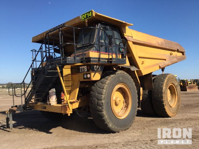 1992 Cat 777B Off-Road End Dump Truck in Muchea, Western Australia ...