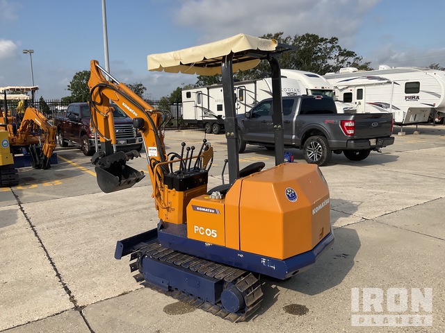 1987 Komatsu PC05-5 Mini Excavator in Marrero, Louisiana, United States ...