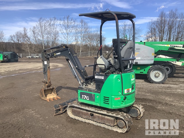 2015 John Deere 17G Mini Excavator in Cambridge, Ohio, United States ...