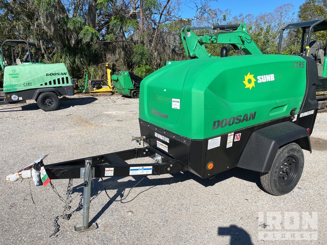 2021 Doosan C185WDO 185 cfm Mobile Air Compressor in SARASOTA, Florida ...