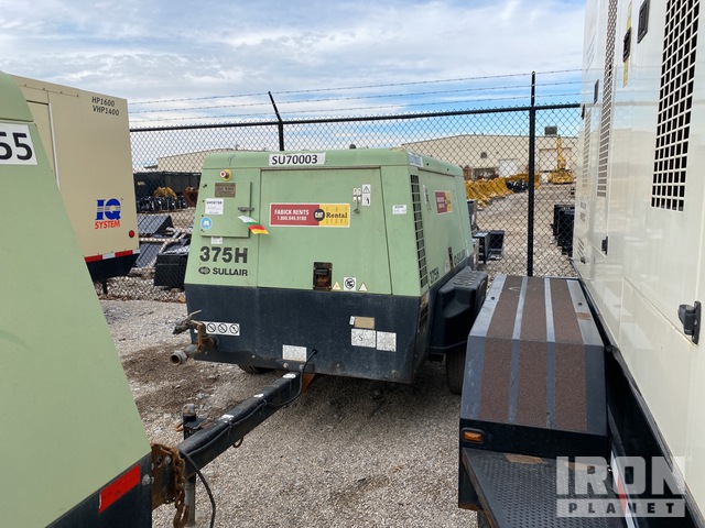 2010 Sullair 375CFM 375 cfm Mobile Air Compressor (Inoperable) in ...