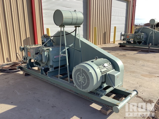 2013 Gardner-Denver TEE Electric Skid Mounted Triplex Fluid Pump in ...