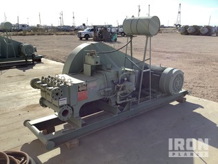 2013 Gardner-Denver TEE Electric Skid Mounted Triplex Fluid Pump in ...