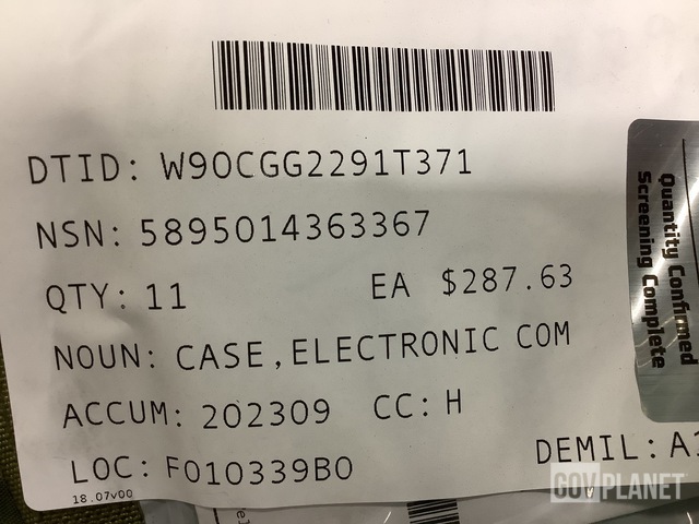 Surplus (11) Electronic Communications Equipment Cases in Chambersburg ...