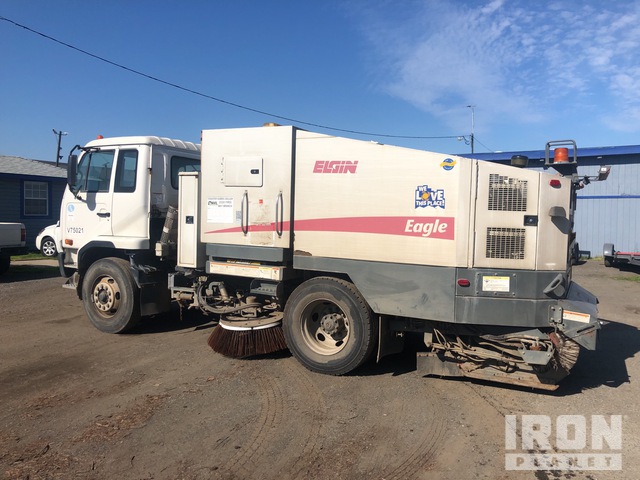 2008 Elgin Eagle on 2009 Nissan UD3300 Sweeper Truck in Sacramento ...