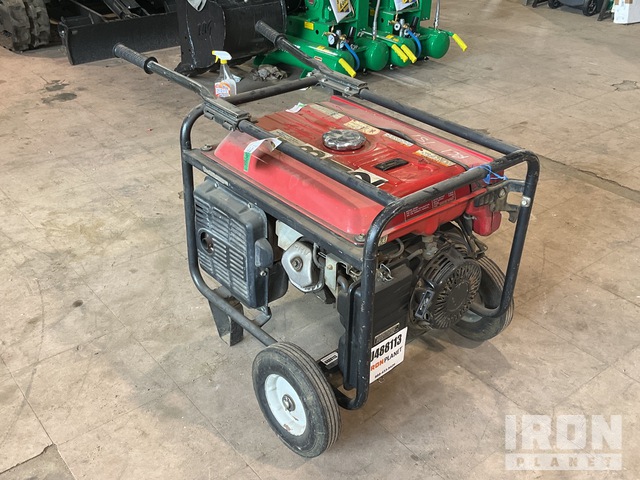 2002 Honda EB5000 4.5 kVA Mobile Portable Generator Set in EGG HARBOR ...