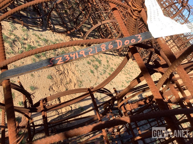 Surplus (3) Bundles of Circle Rebar Cages in Red Rock, Arizona, United ...