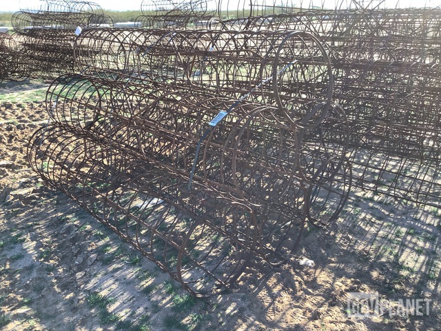 Surplus (3) Bundles of Circle Rebar Cages in Red Rock, Arizona, United ...