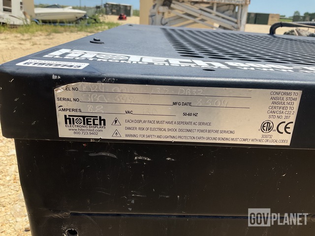 Surplus HiTech Electronic Displays 024-0064-137-DR32 Message Board in Abilene, Kansas, United ...