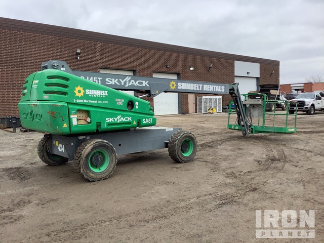 2014 (unverified) Skyjack SJ45T 4WD Diesel Telescopic Boom Lift in ...