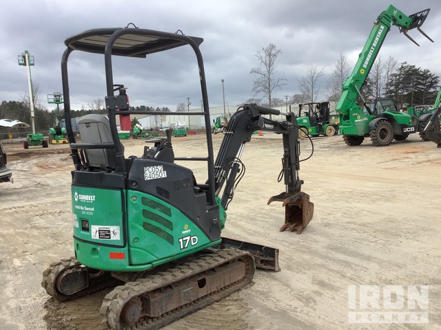 2013 John Deere 17D Mini Excavator in Spartanburg, South Carolina ...