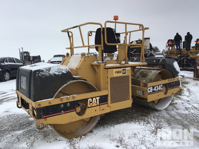 Surplus 1997 Cat CB-434C Double Drum Roller in Shepherd, Montana ...