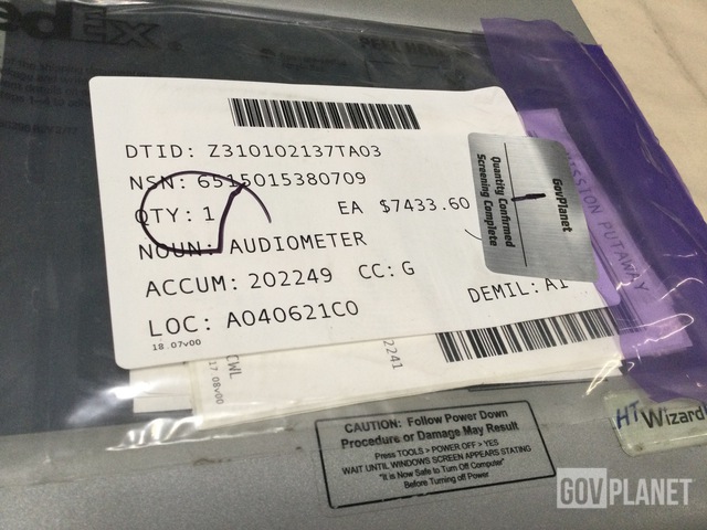 Surplus Tremetrics HT Wizard Ultra Audiometer in North Las Vegas ...