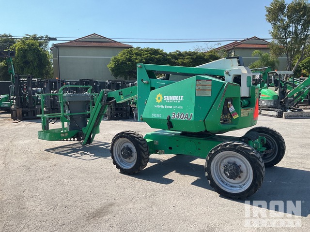 2014 JLG 340AJ 4WD Diesel Articulating Boom Lift in Miami, Florida ...