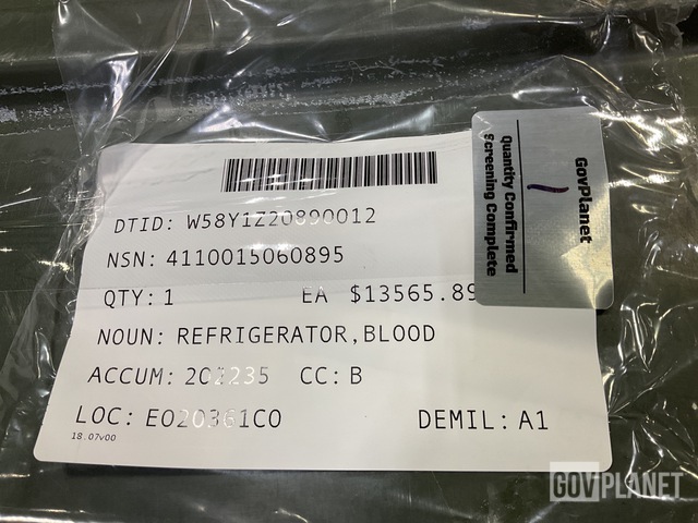 Surplus AcuTemp Thermal Systems HMC-MIL-1 Mobil Blood Storage & Cooling ...