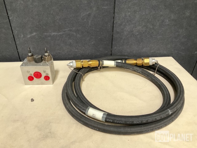 Surplus (1) Valve Assembly, (20) Assorted Non-Metallic Hose Assemblies ...