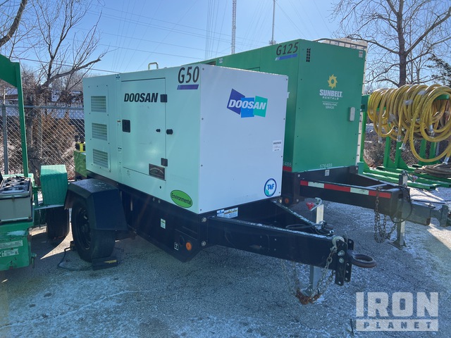 2019 Doosan G50WD0-3A-T4F 38 kW Mobile Generator Set in KANSAS CITY ...