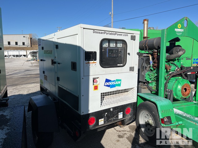 2019 Doosan G50WD0-3A-T4F 38 kW Mobile Generator Set in KANSAS CITY ...