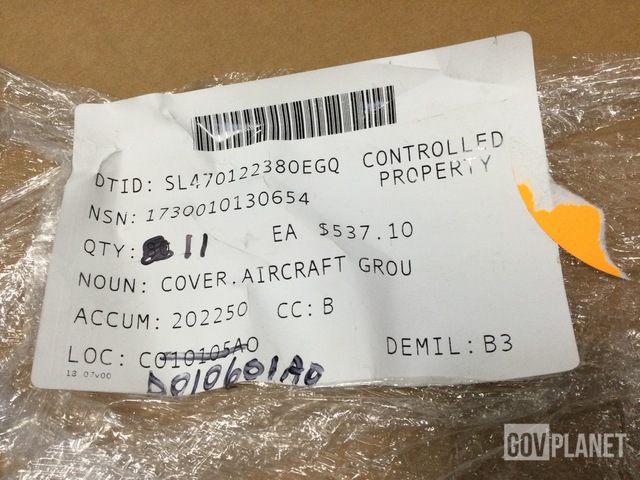 Surplus (11) Texstars 204-90071-1 Aircraft Ground Servicing Covers in ...