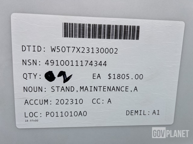 Surplus (2) OTC 1750A Revolver Diesel Engine Stands in South Vienna ...