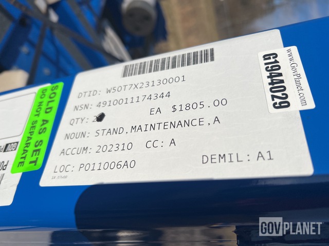 Surplus (2) OTC 1750A Revolver Diesel Engine Stands in South Vienna ...