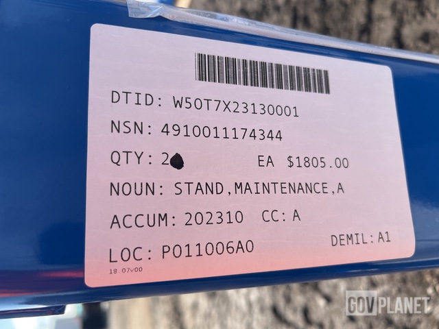 Surplus (2) OTC 1750A Revolver Diesel Engine Stands in South Vienna ...