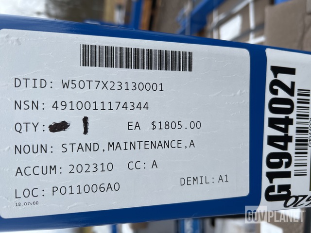 Surplus (2) OTC 1750A Revolver Diesel Engine Stands in South Vienna ...