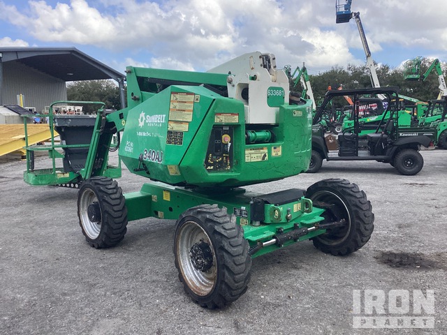 2014 JLG 340AJ 4WD Diesel Articulating Boom Lift in WEST PALM BEACH ...