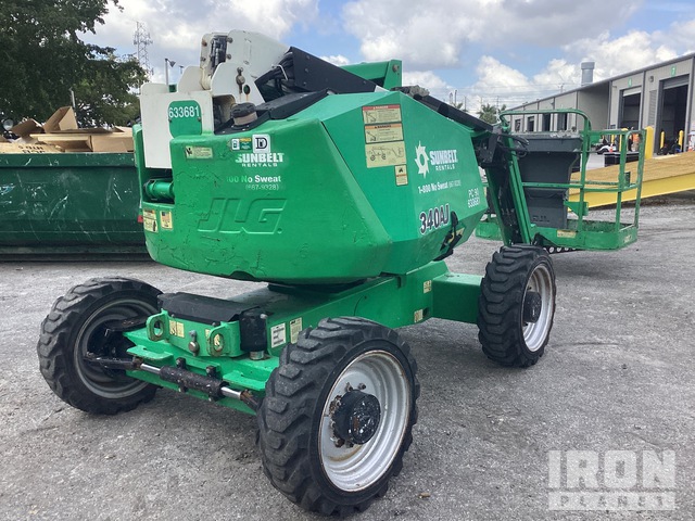 2014 JLG 340AJ 4WD Diesel Articulating Boom Lift in WEST PALM BEACH ...