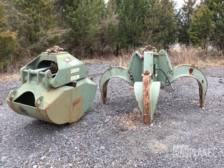 Surplus (1) Anvil Attachments MHC0100X036 Clamshell Bucket & (1 ...