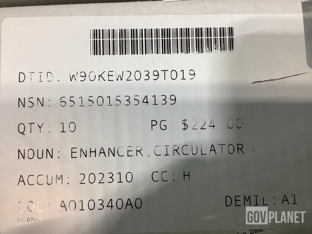 Surplus (10) Packages of Advanced Circulatory RESQPOD ITD 10 Impedance ...