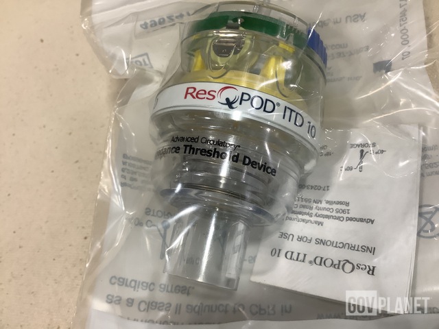 Surplus (10) Packages of Advanced Circulatory RESQPOD ITD 10 Impedance ...