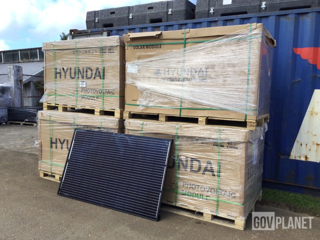Surplus (120) Hyundai HiS-S290RG Solar Photovoltaic Modules in Agat ...