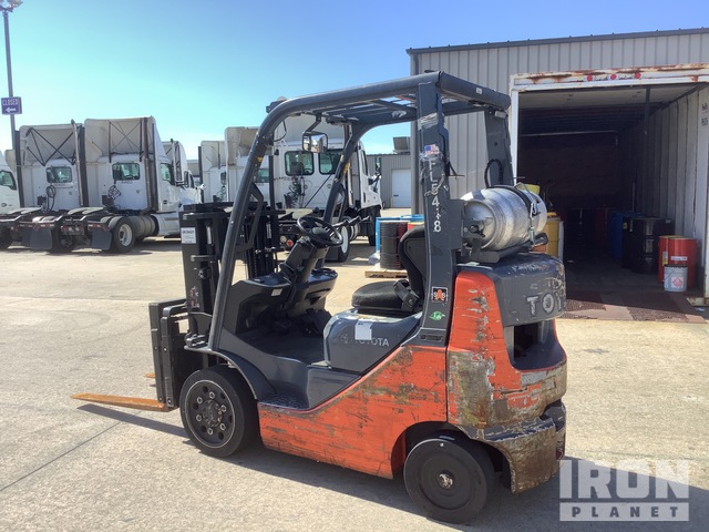 2011 Toyota 8FGCU20 4000 lb Cushion Tire Forklift in Charlotte, North ...