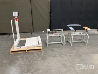 Surplus Lot of (2) Blood Drawing Chair Frames & (1) Detecto 6495 ...