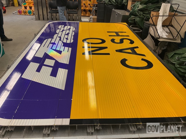 E-Z Pass Road Sign 10 Ft x 6 Ft in Coal Center, Pennsylvania, United ...