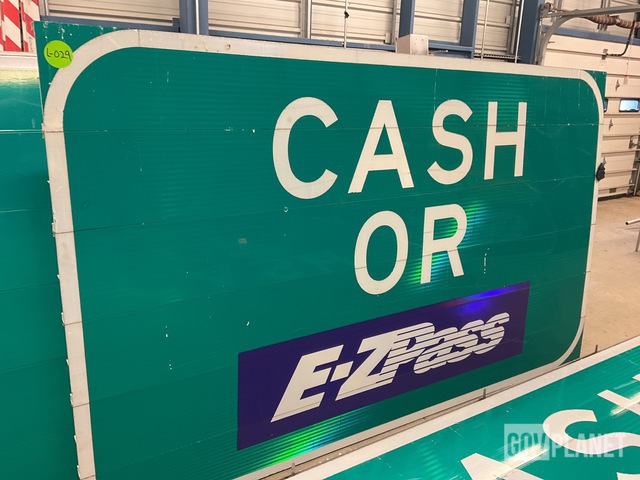 E-Z Pass Road Sign 10 Ft x 6 Ft in Coal Center, Pennsylvania, United ...