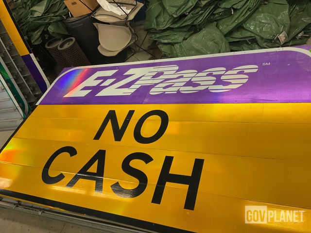 E-Z Pass Road Sign 10 Ft x 6 Ft in Coal Center, Pennsylvania, United ...