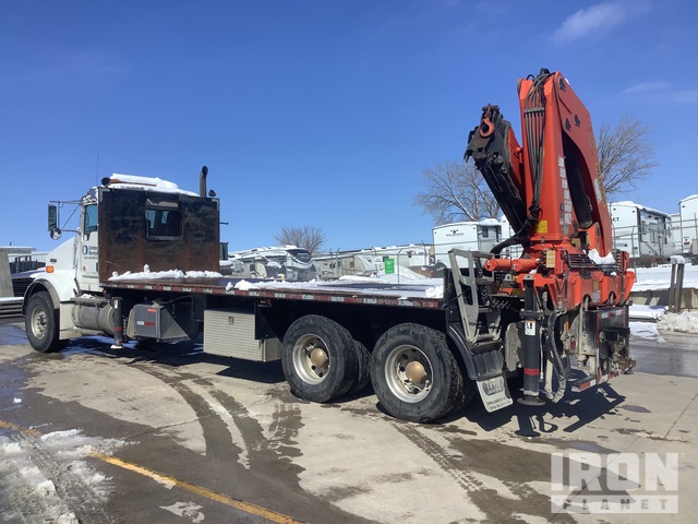 2013 Palfinger PK32080 17680 lb Knuckle Boom on 2014 Kenworth T800 6x4 ...