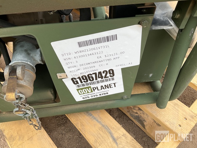 Surplus Edgewood Chemical M17A3 Lightweight Decontamination Unit in ...