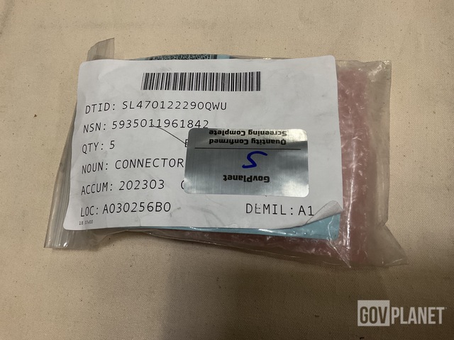 Surplus (5) Cobham Electronic Systems 1600-8173 Electrical Plug ...