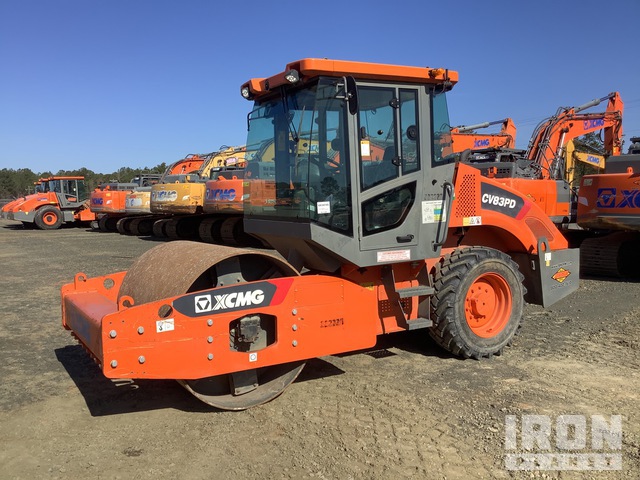 2019 XCMG CV83PD Smooth Drum Compactor in Butner, North Carolina ...