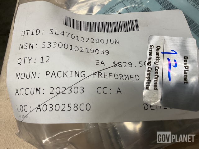 Surplus (12) WKF Friedman 82-20230-01 Preformed Packings in North Las ...